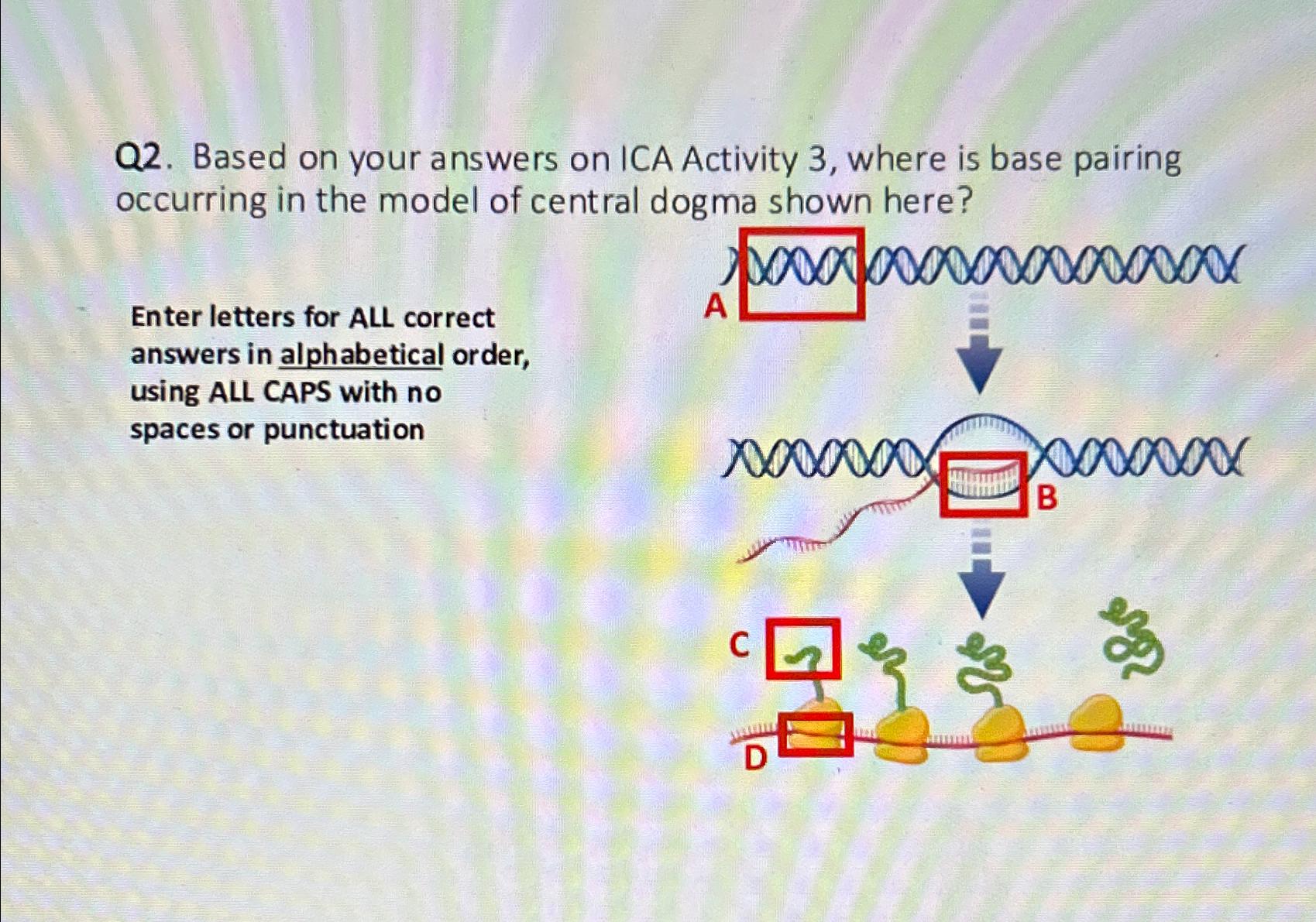 Solved Q2. ﻿Based on your answers on ICA Activity 3, ﻿where | Chegg.com