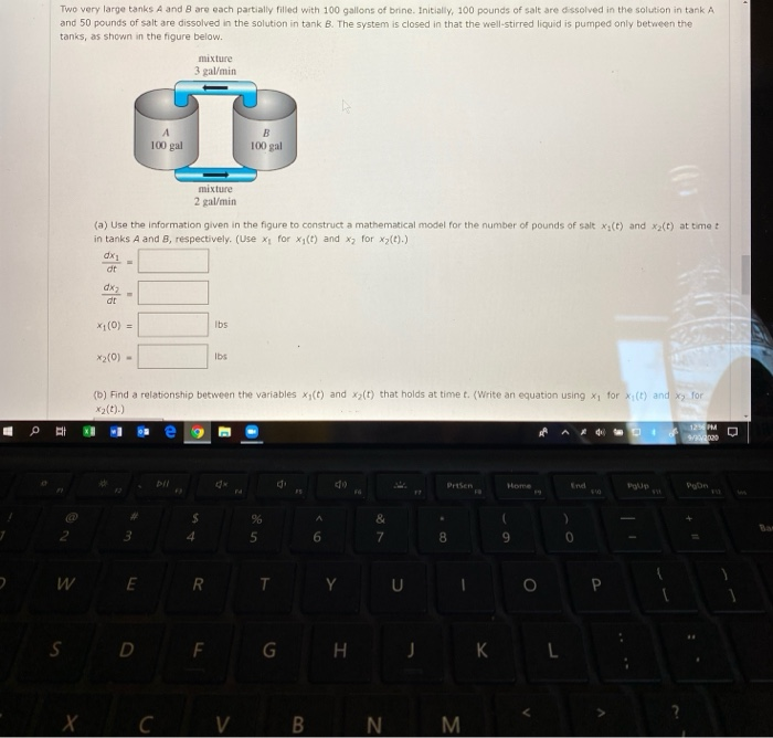 Solved Two very large tanks A and B are each partially | Chegg.com