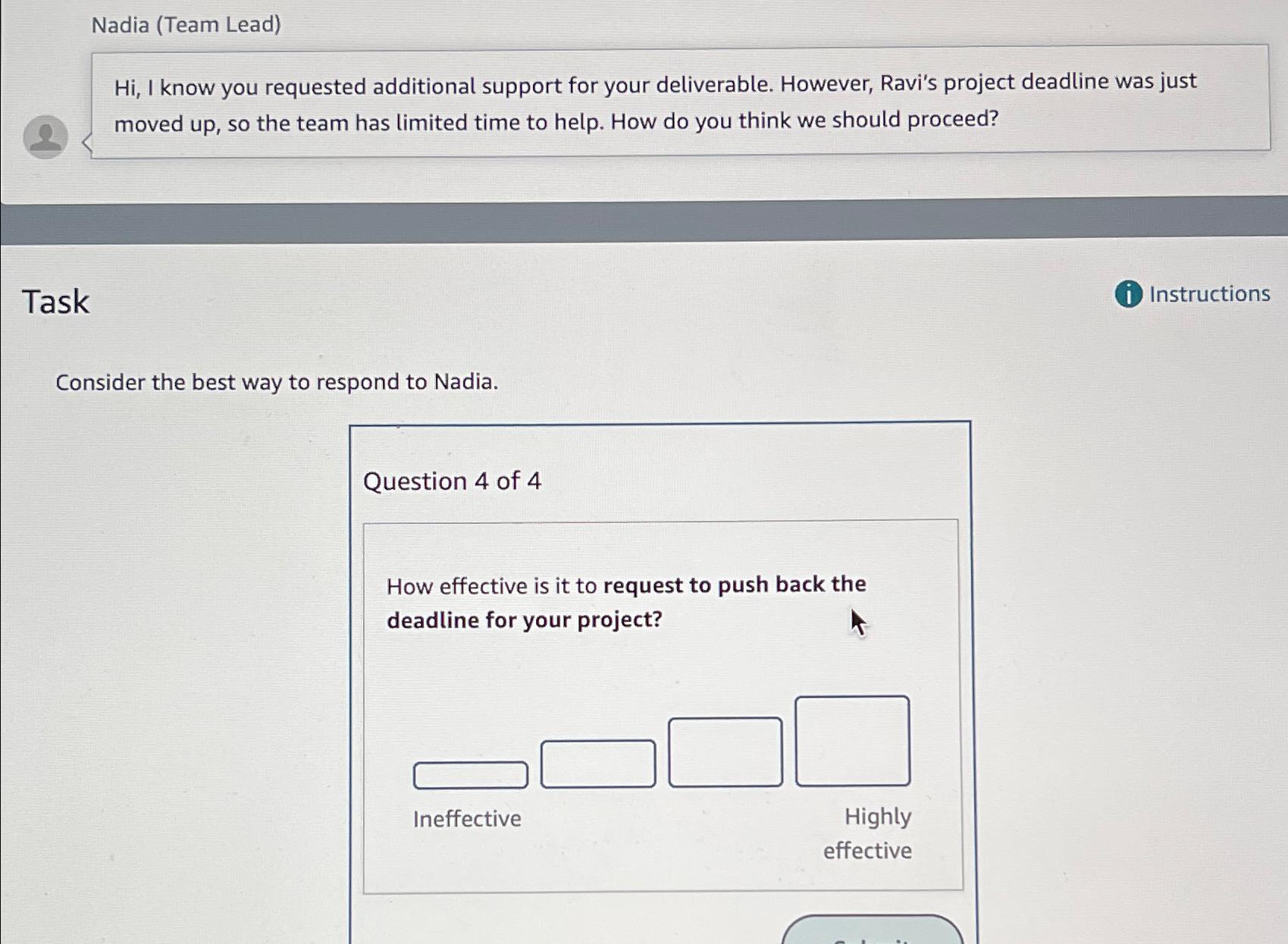 Solved Nadia (Team Lead)Hi, I know you requested additional | Chegg.com Solved Nadia (Team Lead)Hi, I know you requested additional | Chegg.com