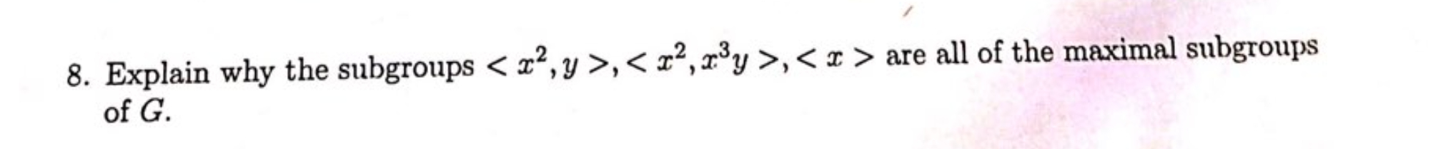 Solved Write out the Cayley table for the subgroup | Chegg.com