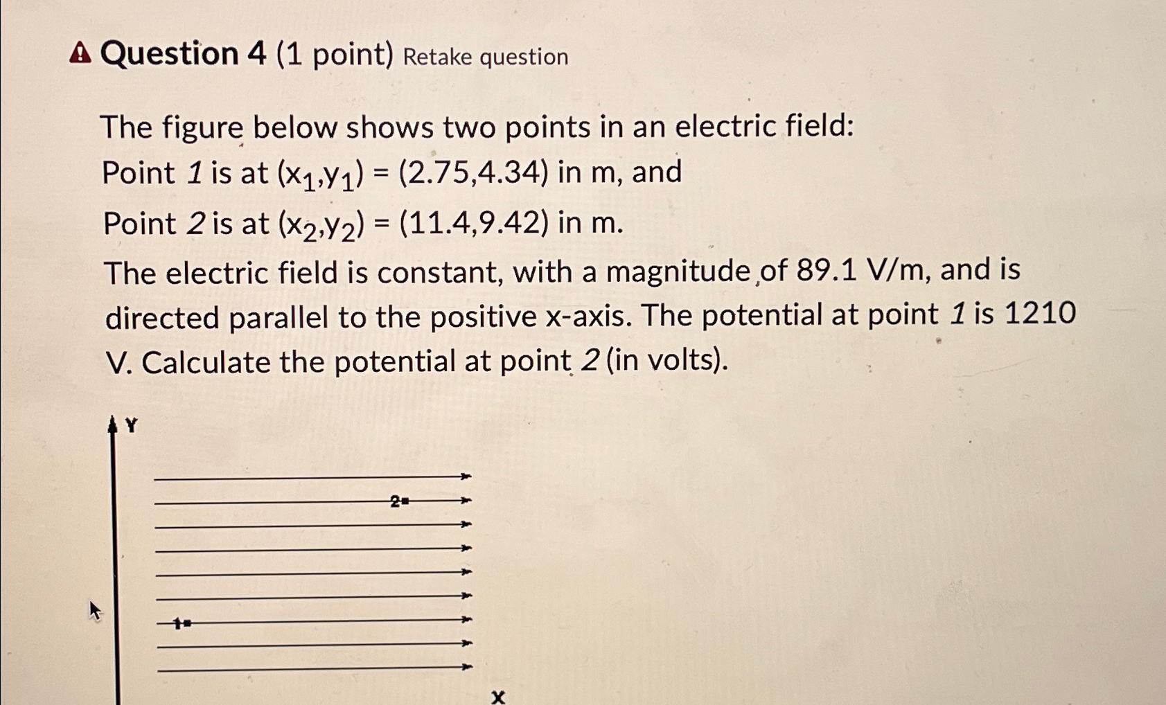 Solved Question 4 (1 ﻿point) ﻿Retake questionThe figure | Chegg.com