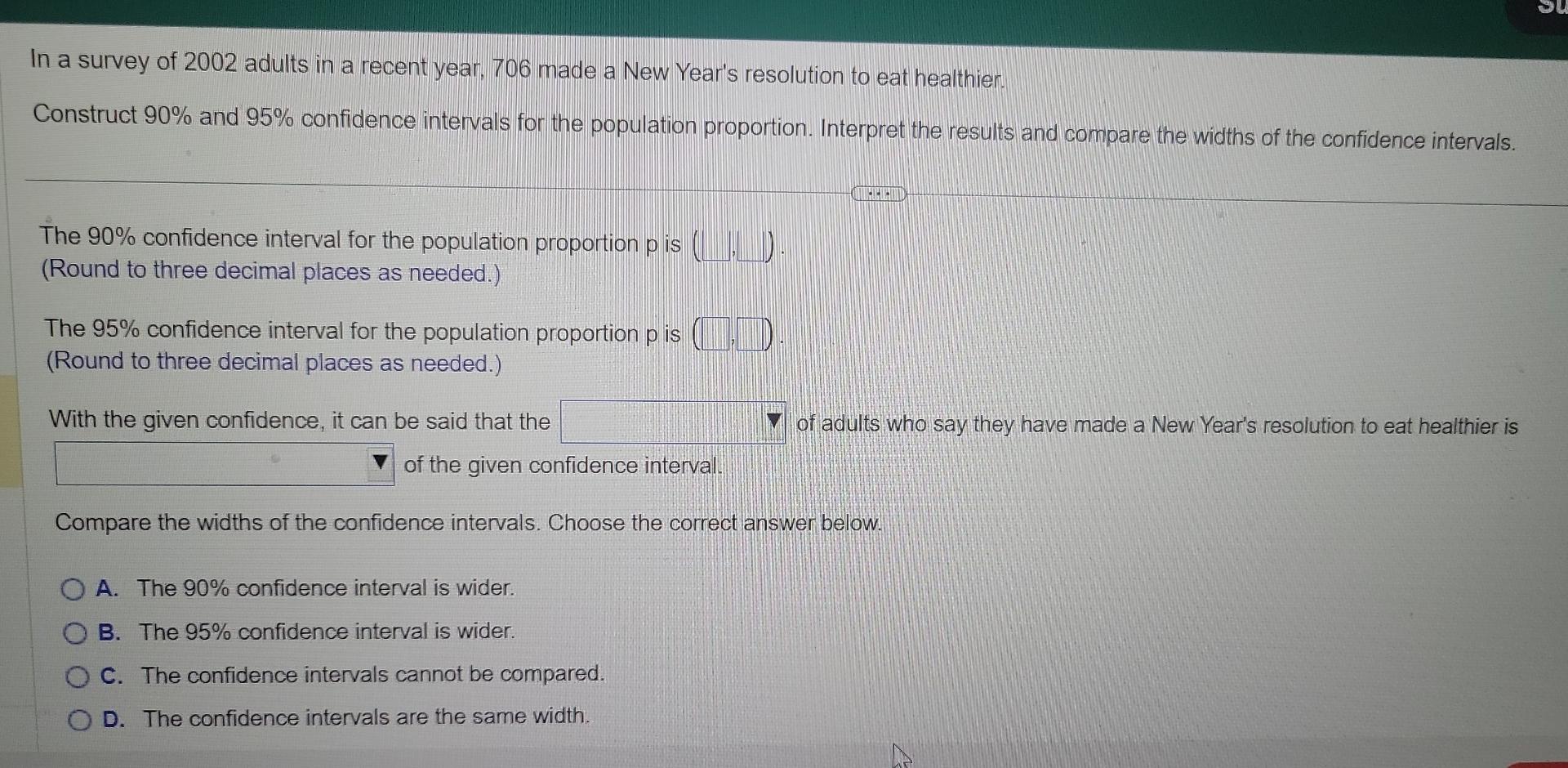 In a survey of 2002 adults in a recent year, 706 made | Chegg.com