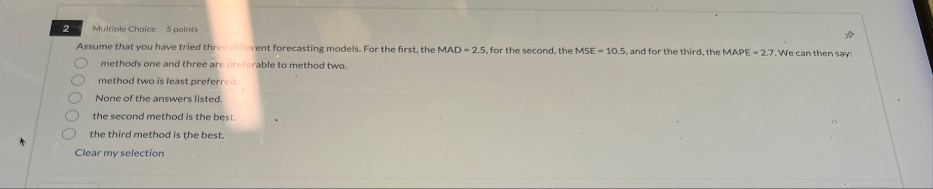 Solved 2Multiple Choice5 ﻿pointsAssume that you have tried | Chegg.com