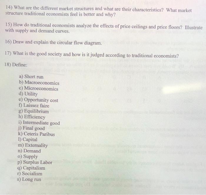 Solved 1 What Does The Division Of Labor Mean How Does It Chegg