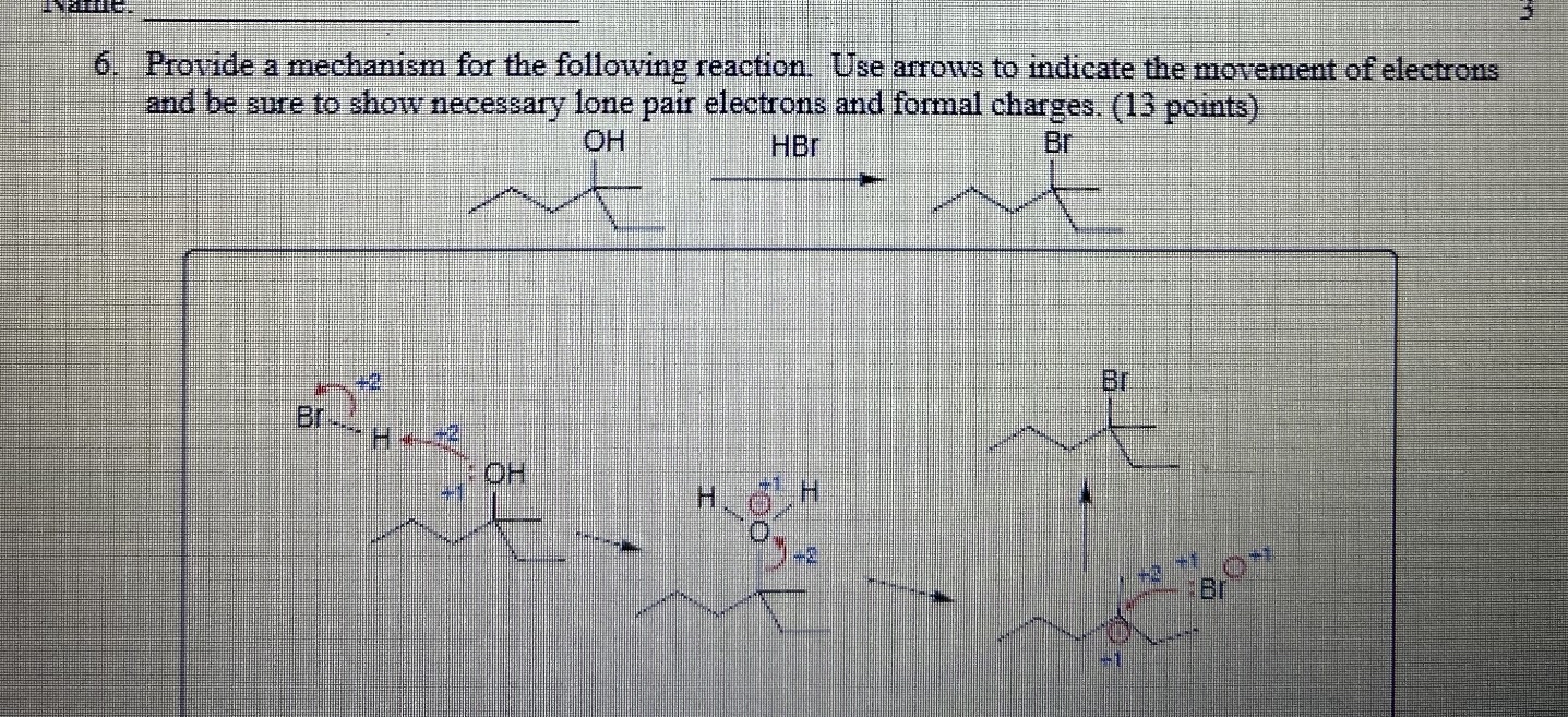 Solved Provide a mechanism for the following reaction. Use | Chegg.com