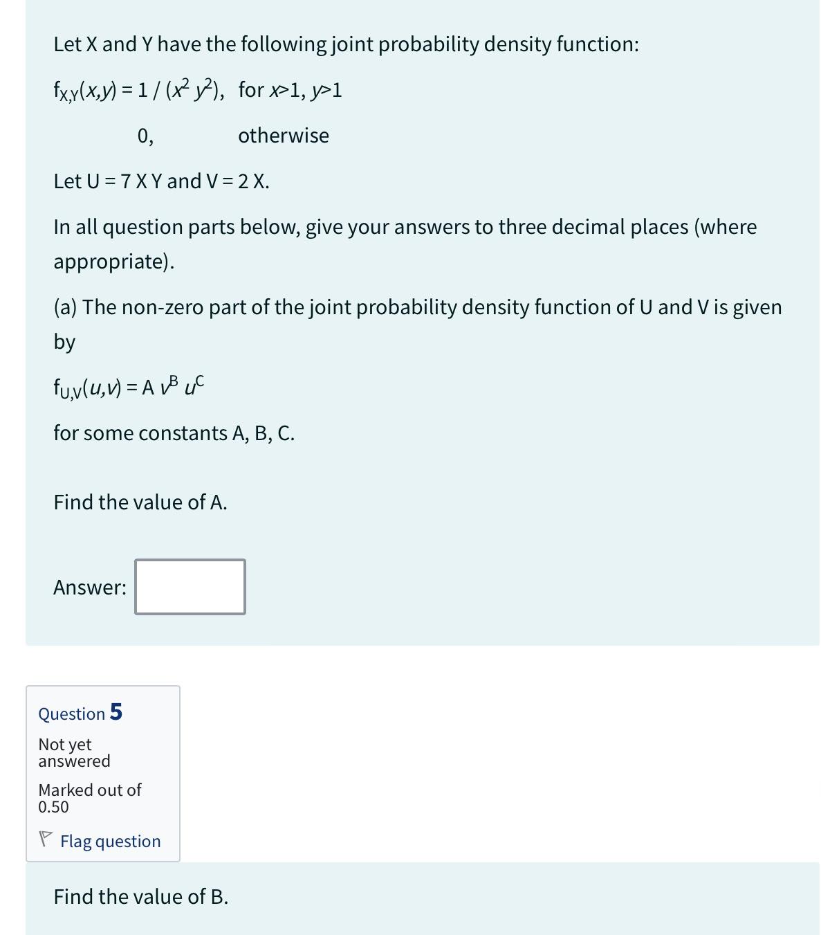 Solved Let x ﻿and Y ﻿have the following joint probability | Chegg.com