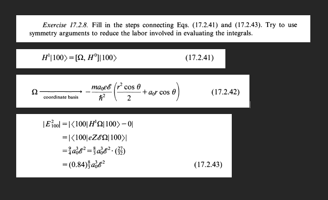 Solved Exercise 1728 ﻿fill In The Steps Connecting Eqs 