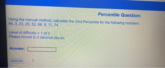Solved Using the manual method, calculate the 33rd | Chegg.com