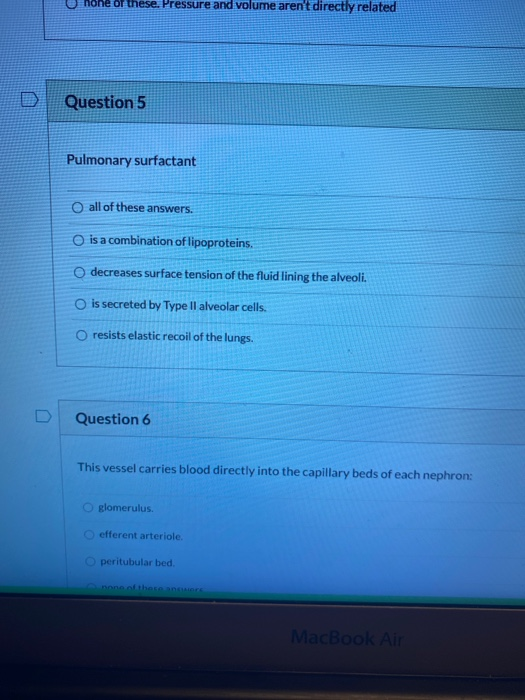 Solved Question 2 Match the spirogram value with its | Chegg.com