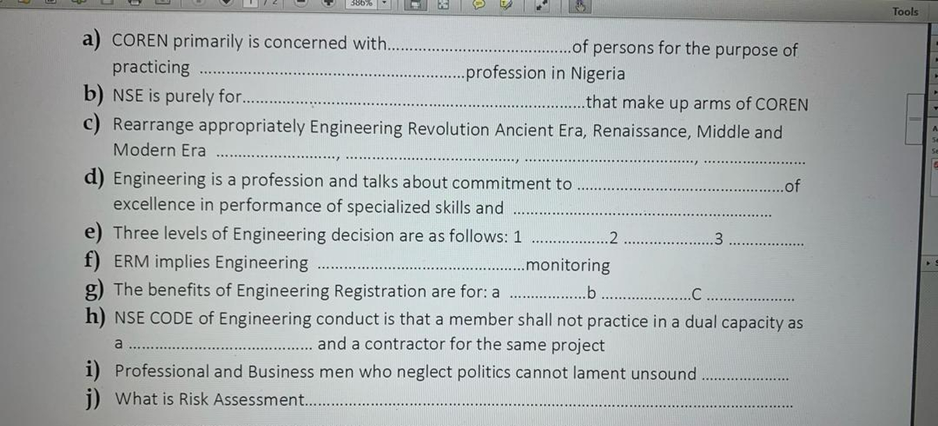 Solved a)COREN primarily is concerned | Chegg.com