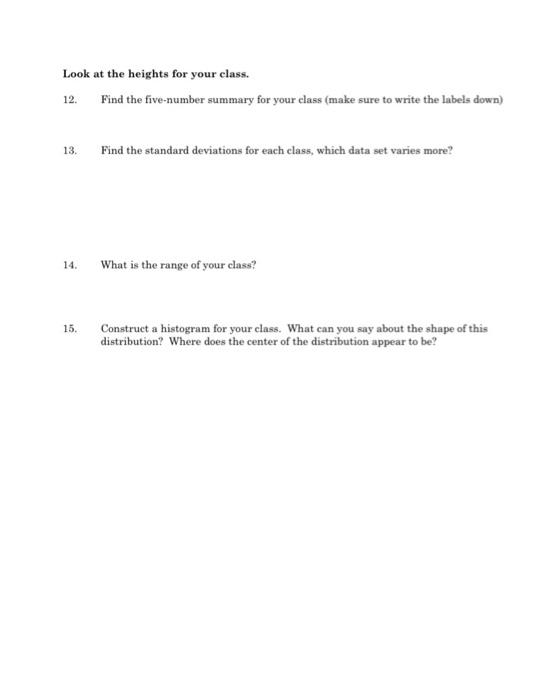 Solved Organizing and Summarizing Univariate Data Look at | Chegg.com