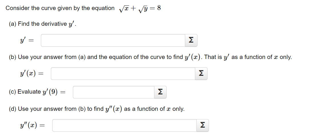 Solved Consider the curve given by the equation x2+y2=8(a) | Chegg.com