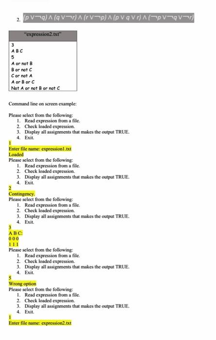 Solved In this assignment, you are asked to write a C++ code | Chegg.com