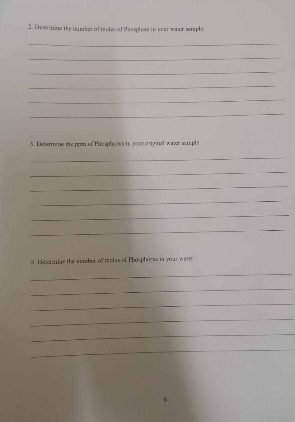 Solved A-STANDARD PHOSPHATE SOLUTION: of kHDHO2=0.09 B - | Chegg.com