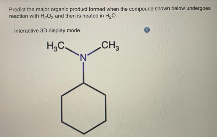 Solved Predict the major organic product formed when the | Chegg.com
