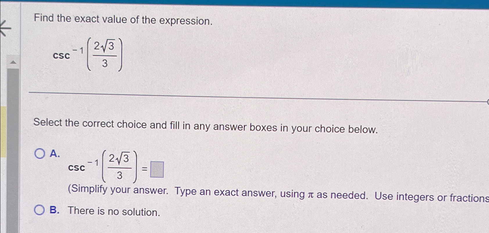Find the exact value of the | Chegg.com
