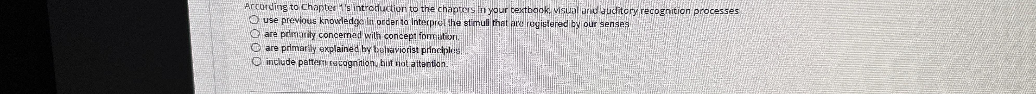 Solved According to Chapter 1's introduction to the chapters | Chegg.com