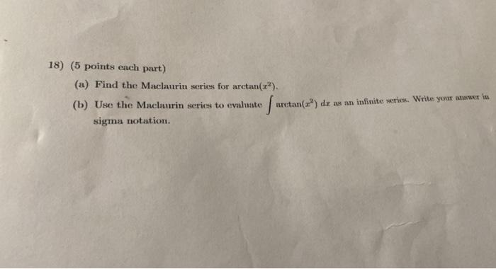 Solved CO 17) (5 points each) Consider the function f(x) (a) | Chegg.com