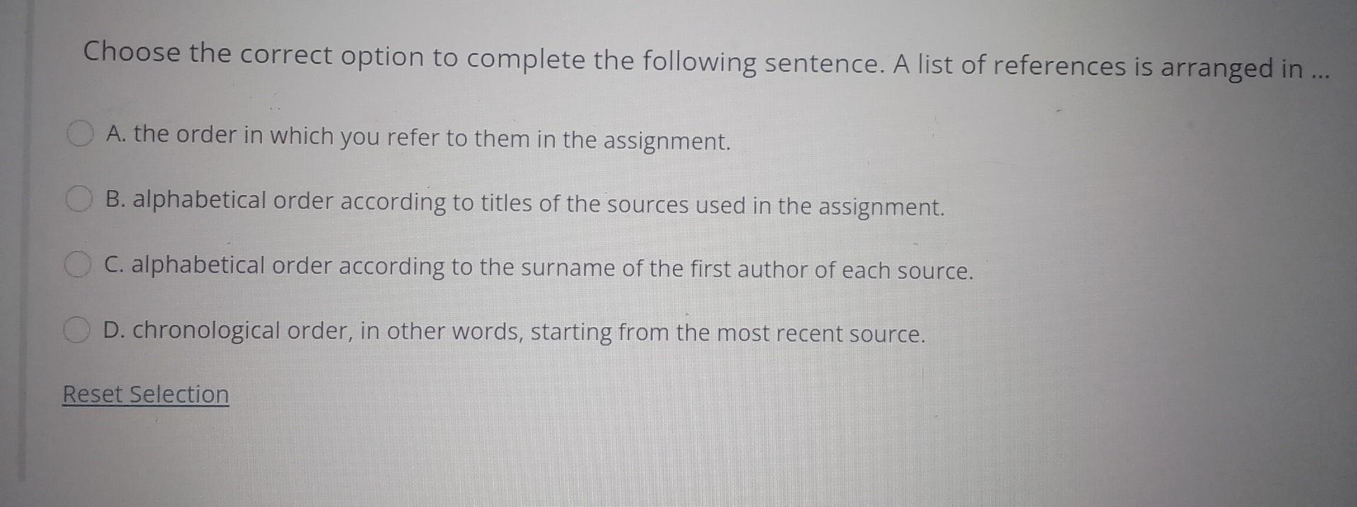 Solved Statement A: A reference is needed when using | Chegg.com