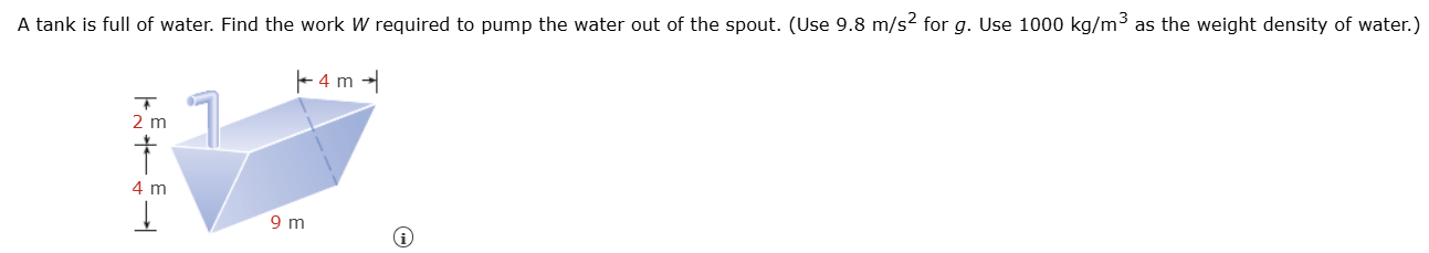 Solved Try dividing the tank into thin horizontal slabs of | Chegg.com