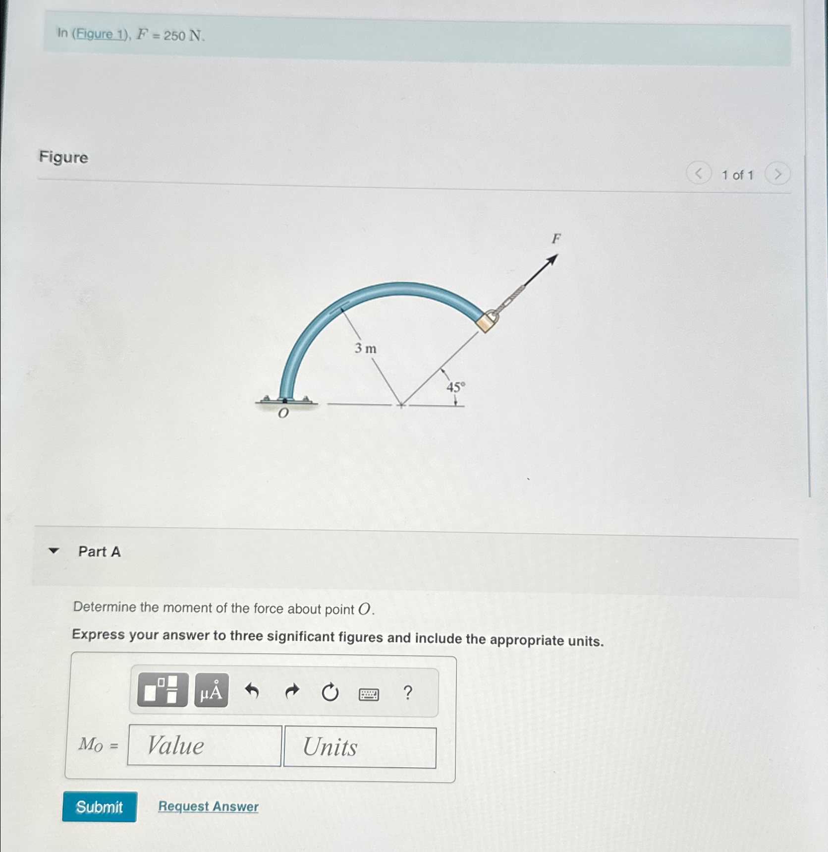 Solved In Figure 1 F 250n Figure1 ﻿of 1part Adetermine
