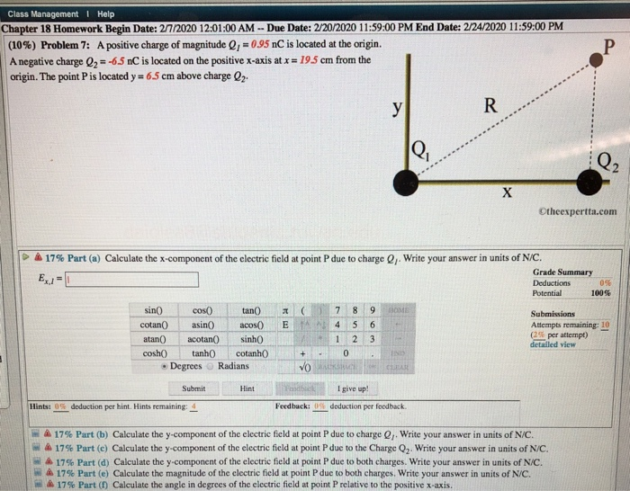 Solved Class Management Help Chapter 18 Homework Begin Date: | Chegg.com