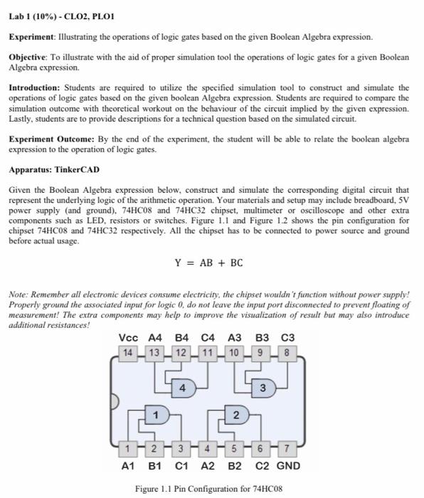 Solved Lab 1 (10%)- CLO2. PLOI Experiment: Illustrating the | Chegg.com
