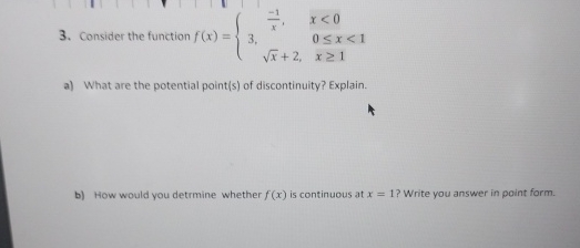 Consider the function f(x)={-1x,x
