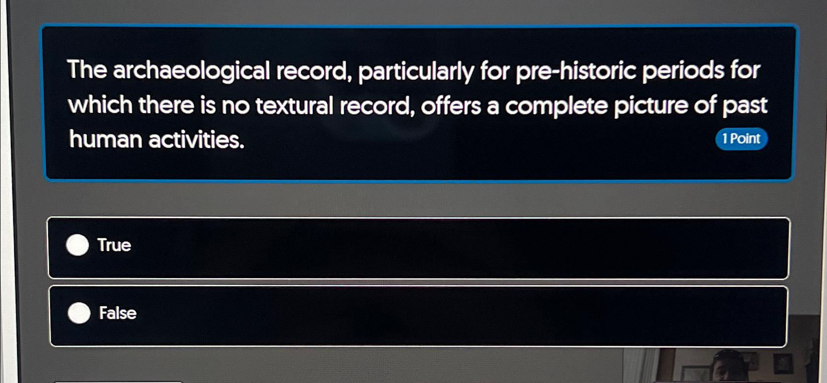 Solved The archaeological record, particularly for | Chegg.com