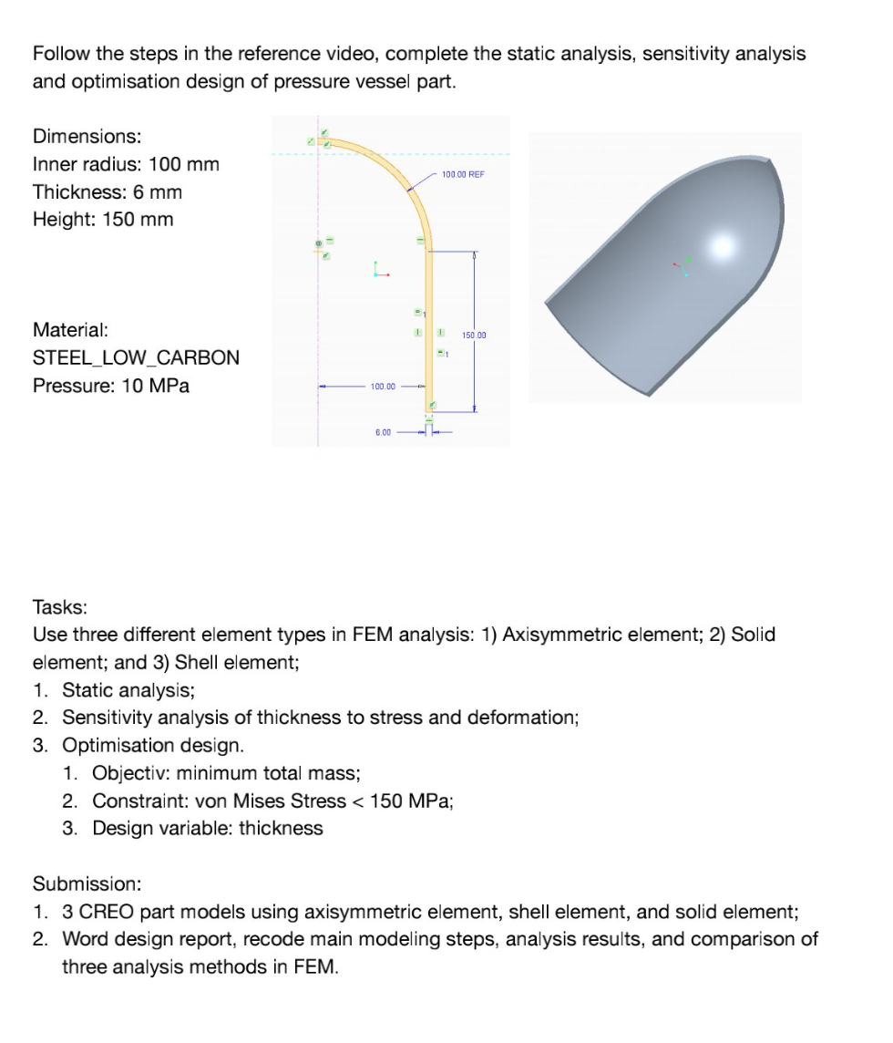 Solved Follow the steps in the reference video, complete the | Chegg.com