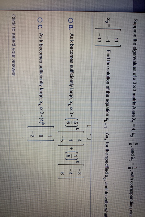 Solved .3 Suppose the eigenvalues of a 3x3 matrix A are A, | Chegg.com