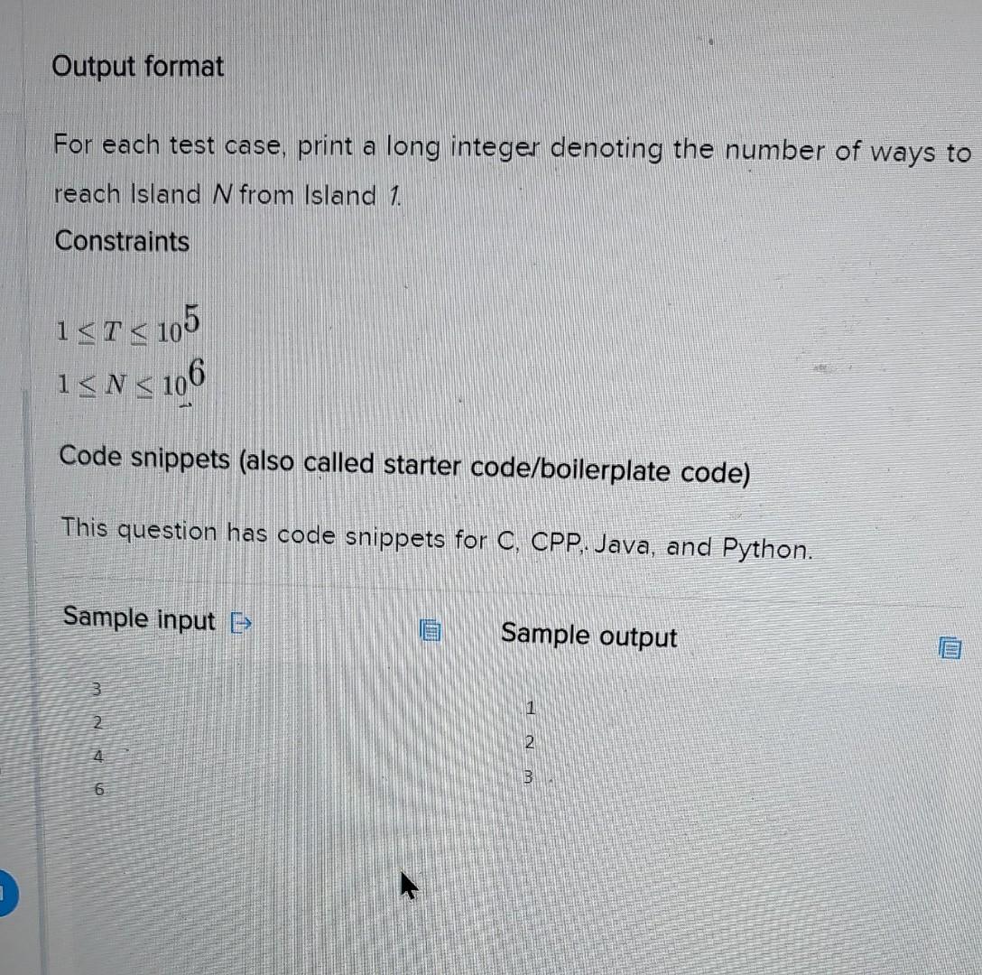 Solved Islands The map contains islands, named from Island 1 | Chegg.com