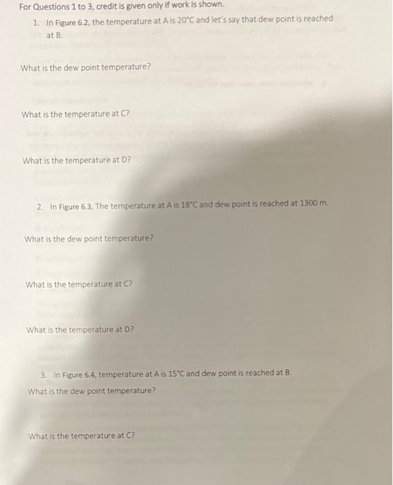 Solved 6. Adiabatic Lapse Rates and Orographic Precipitation | Chegg.com