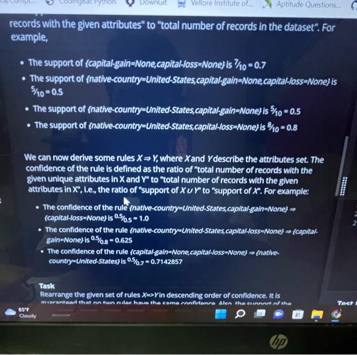 Solved 2. Constructing Rules from Census Dataset | Chegg.com