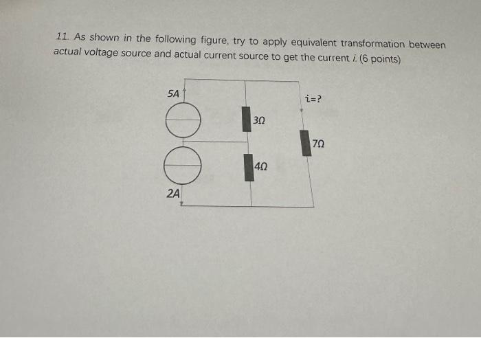 Solved 11. As shown in the following figure, try to apply | Chegg.com