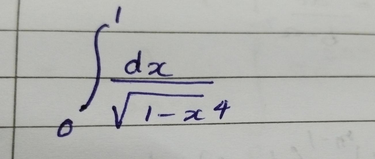 Solved ∫01dx1-x42 ﻿express it in gamma functions | Chegg.com