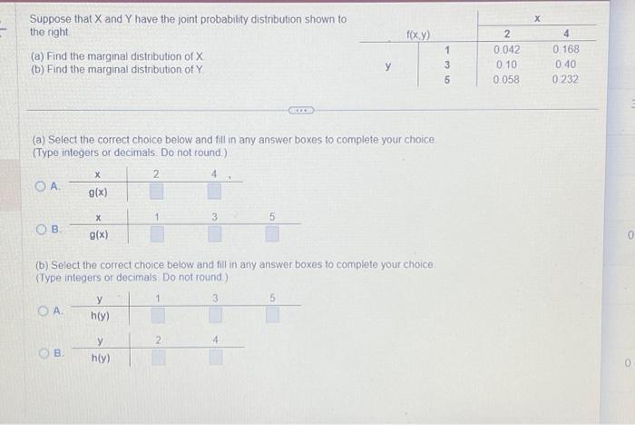 Solved Suppose that X and Y have the joint probability | Chegg.com