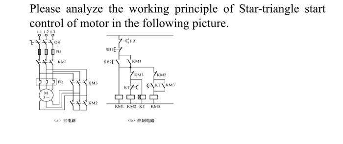Solved Please analyze the working principle of Star-triangle | Chegg.com