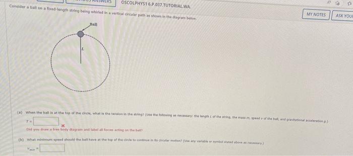 Solved T= th Dud you diraw of hee boty diagram ant lahel alt | Chegg.com