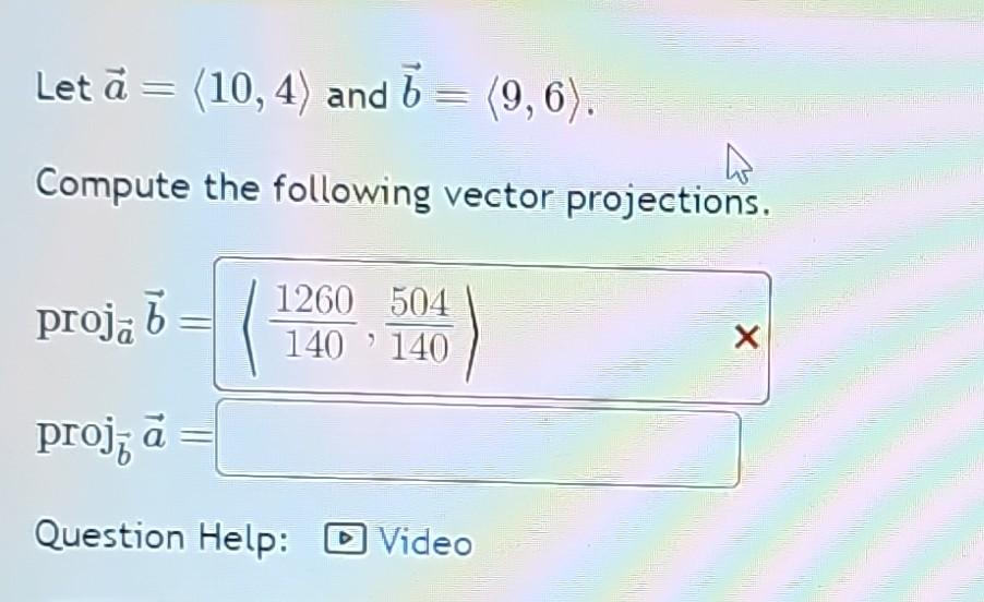 Solved Let a= 10,4 and b= 9,6 . Compute the following | Chegg.com