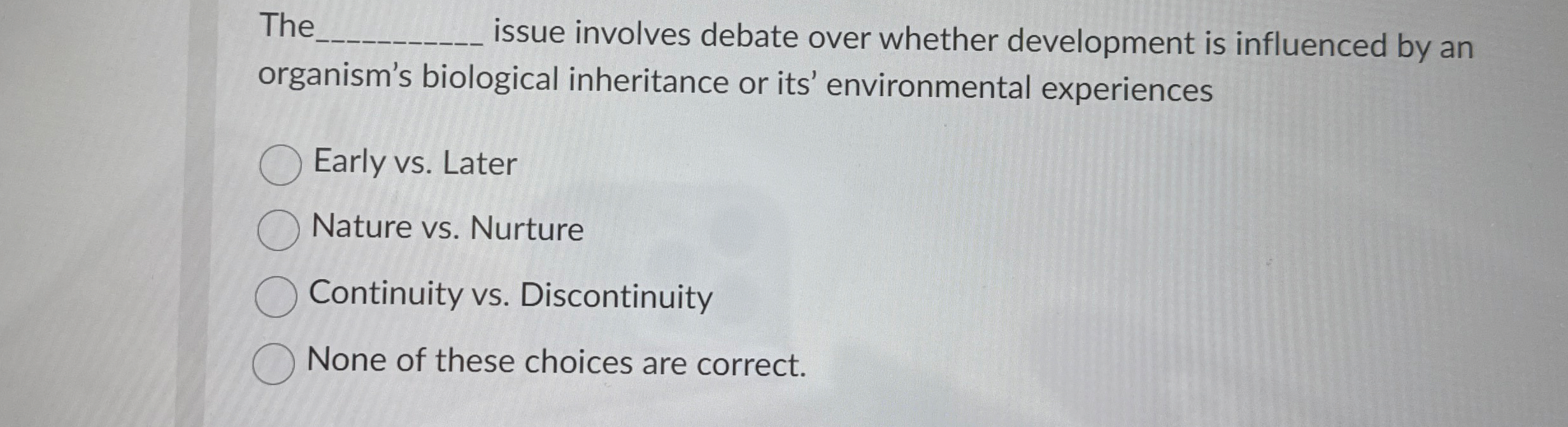Solved The q, ﻿issue involves debate over whether | Chegg.com