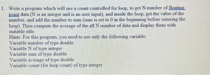 Complete and run the program, attach the ouput from | Chegg.com