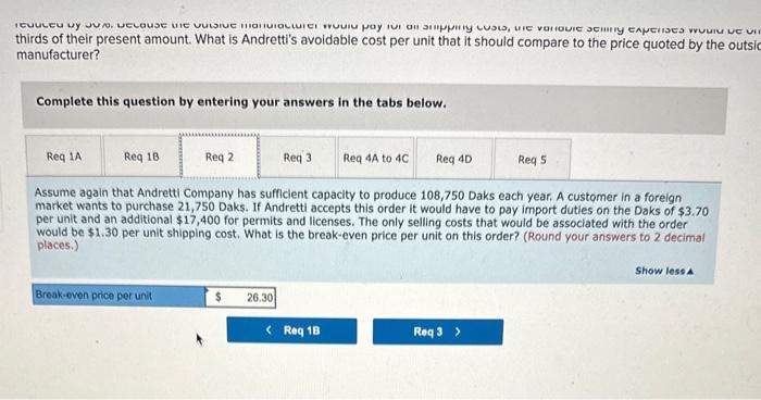 Solved Problem 6-18 (Algo) Relevant Cost Analysis in a | Chegg.com