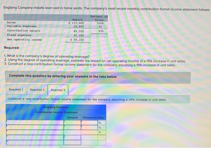Solved Exercise 5-9 (Algo) Compute and Use the Degree of | Chegg.com