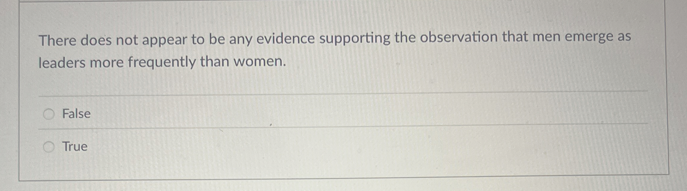Solved There does not appear to be any evidence supporting | Chegg.com
