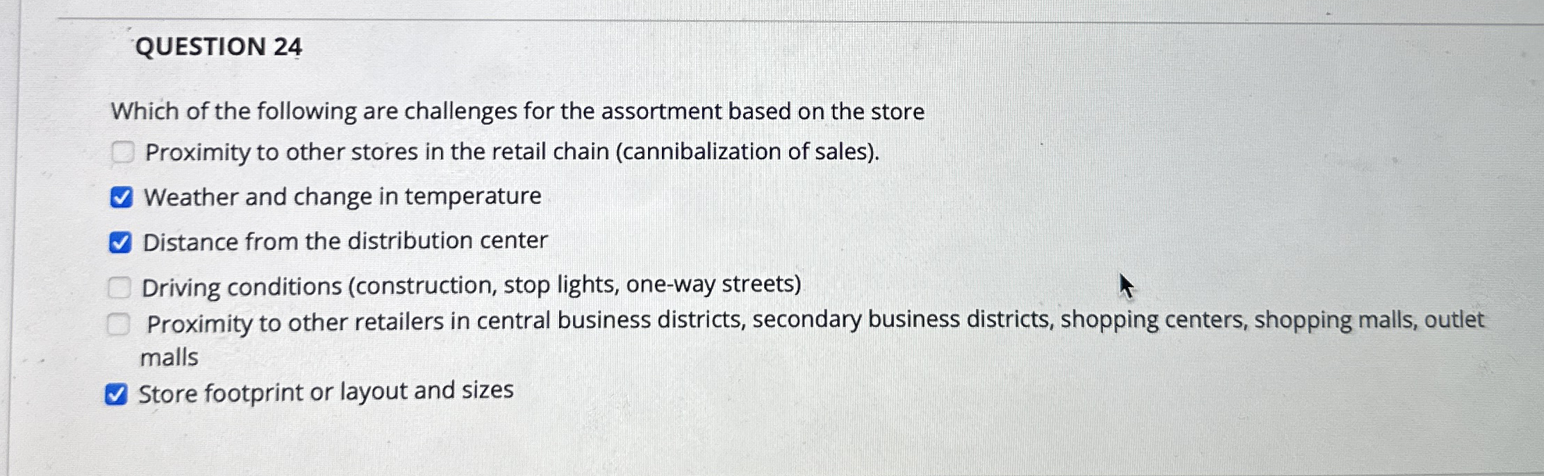 Solved QUESTION 24Which of the following are challenges for | Chegg.com