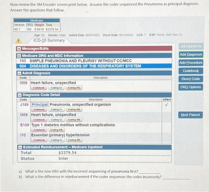 Solved Now review the \\( 3 \\mathrm{M} \\) Encoder screen | Chegg.com