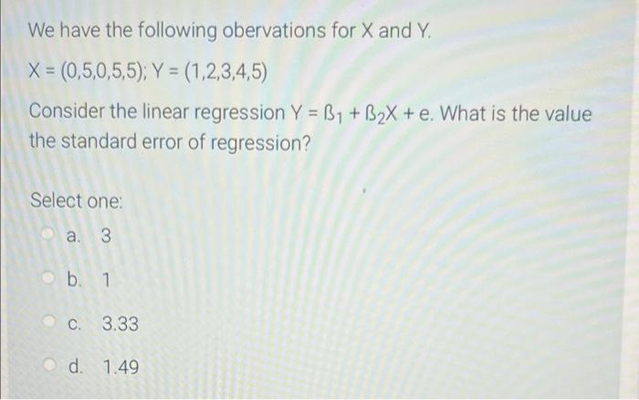 Solved Dependent Variable: RMQG Method: Least Squares Date: | Chegg.com