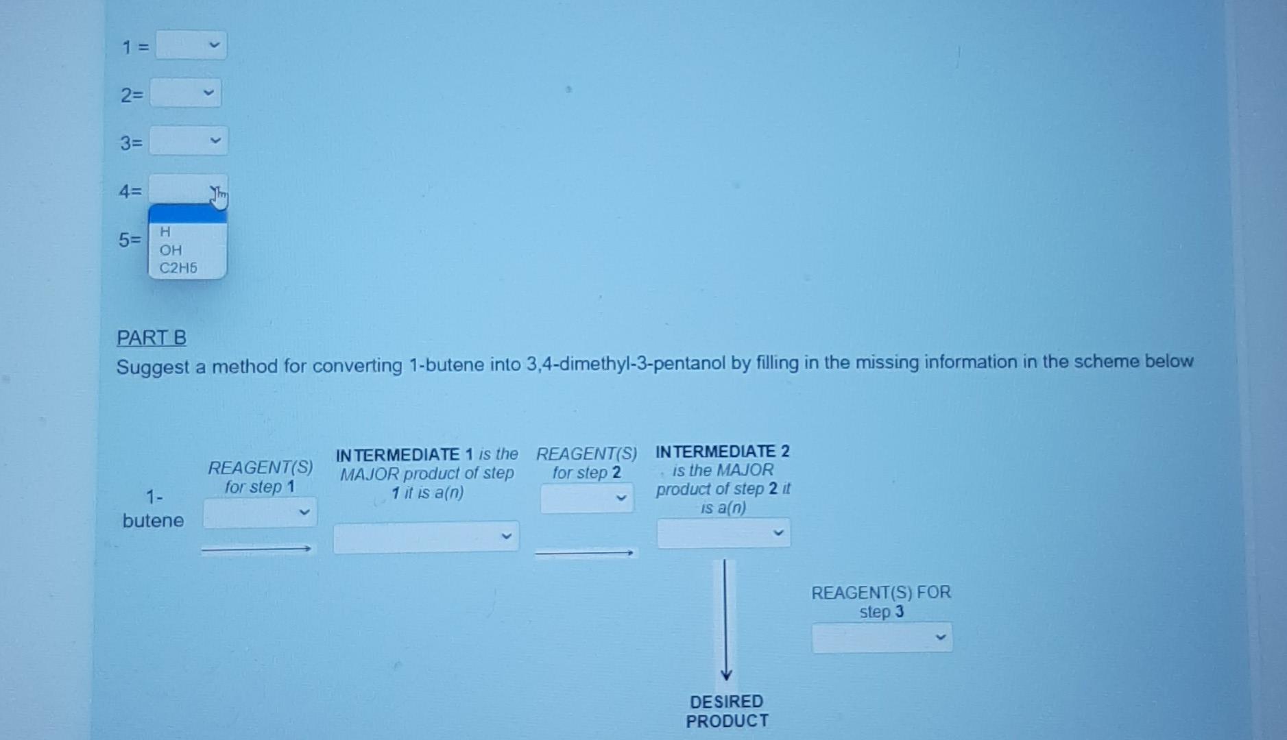 Solved 14 This question is worth 10 marks ered 1 PARTA Fill | Chegg.com