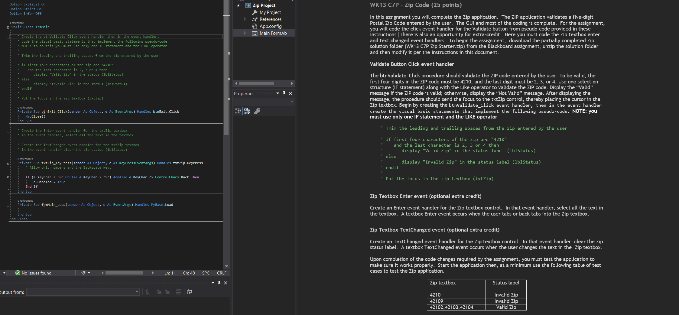 Solved The btnValidate_Click procedure should validate the | Chegg.com